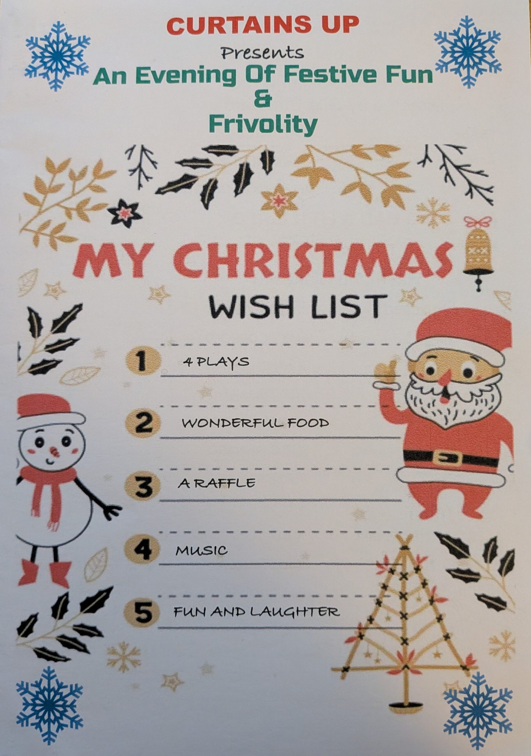An Evening (or two) of Festive Fun & Frivolity! – Wetheringsett Village ...